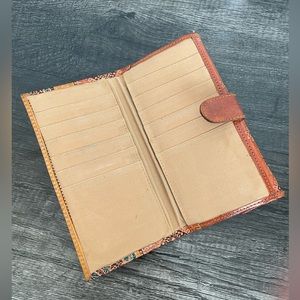 Bags | Leather Wallet With Elephants | Poshmark